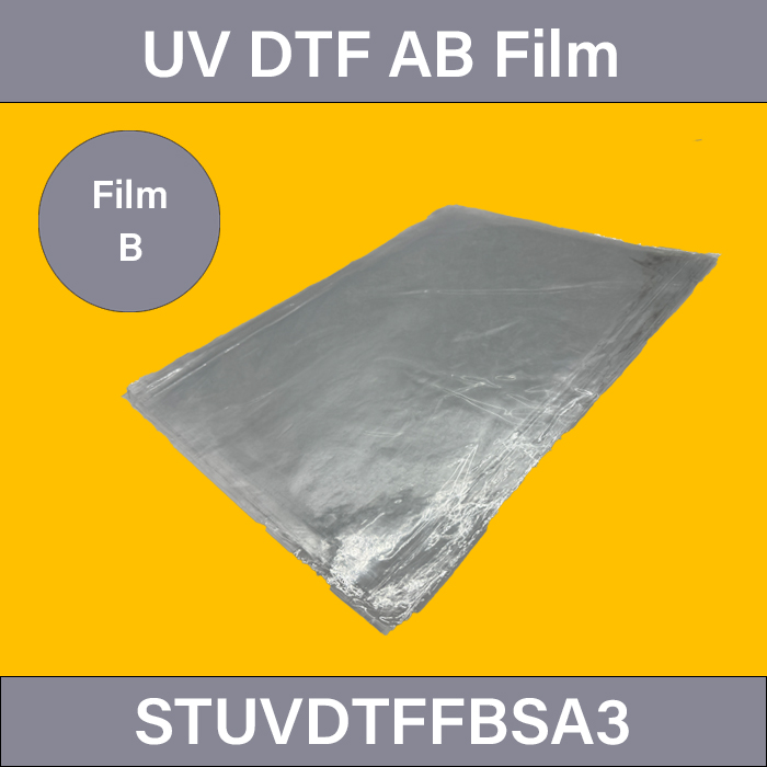 UV DTF Adhesive Transfer Film – 95μm Film B In Sheet For Transfer A3 ...