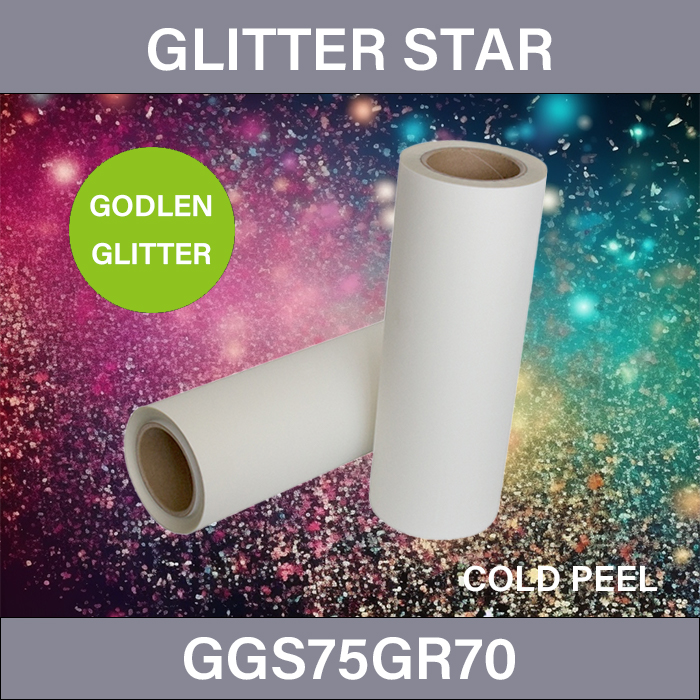 Golden Glitter DTF Printing Film – 75μm Golden Glitter DTF Transfer ...