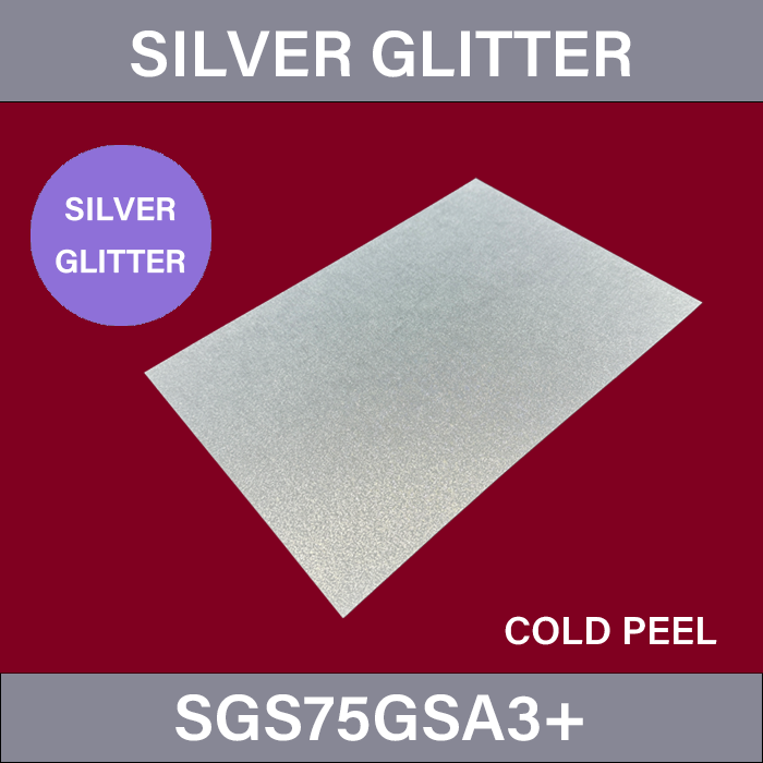 Silver Glitter DTF Transfer Sheet – 75μm Silver Glitter DTF Transfer ...